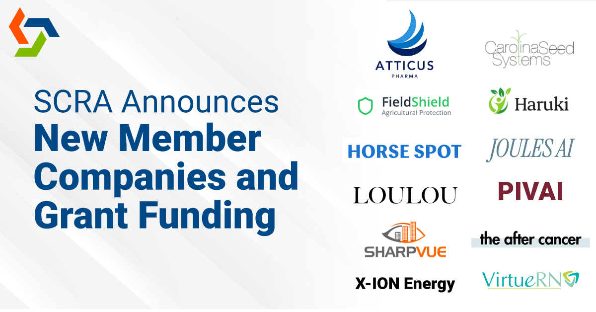 SCRA Announces New Member Companies and Grant Funding - SCRA: South Carolina Research Authority